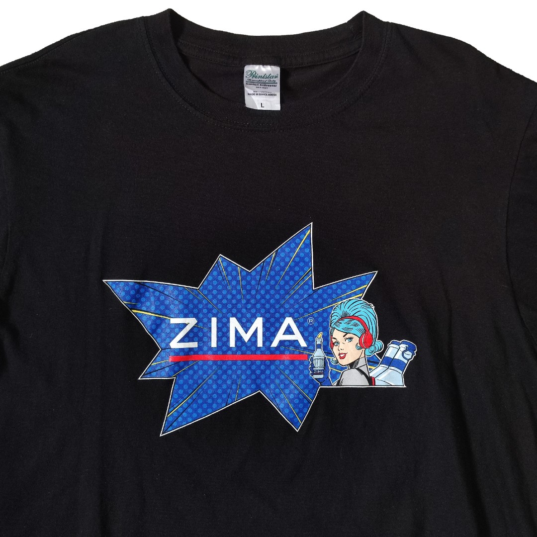 Vintage Zima Beer Tee Shirt, Men's Fashion, Tops & Sets, Tshirts & Polo ...
