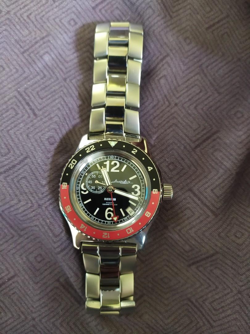SALE: Vostok Amphibia Automatic GMT Watch (Custom Limited), Men's ...