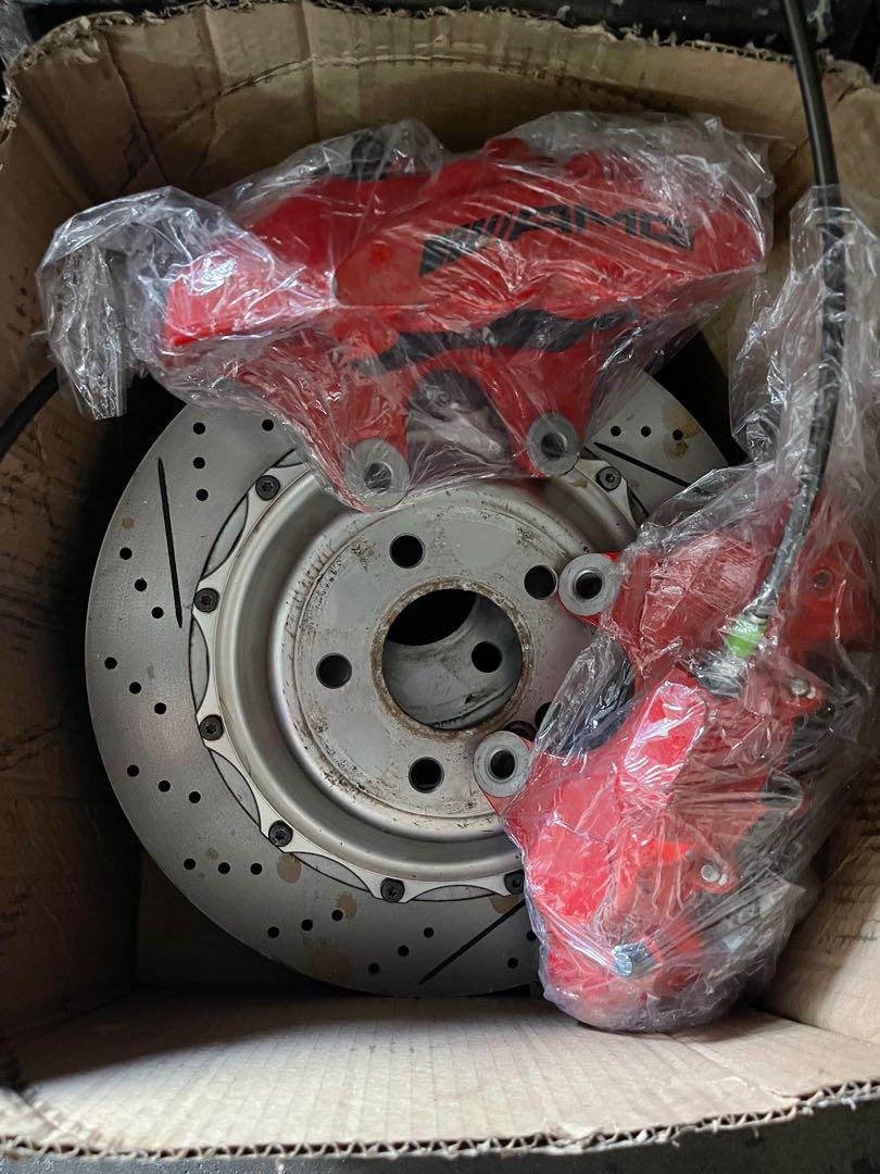 W207/w204 rear brake kit 4pot, Car Accessories, Accessories on Carousell
