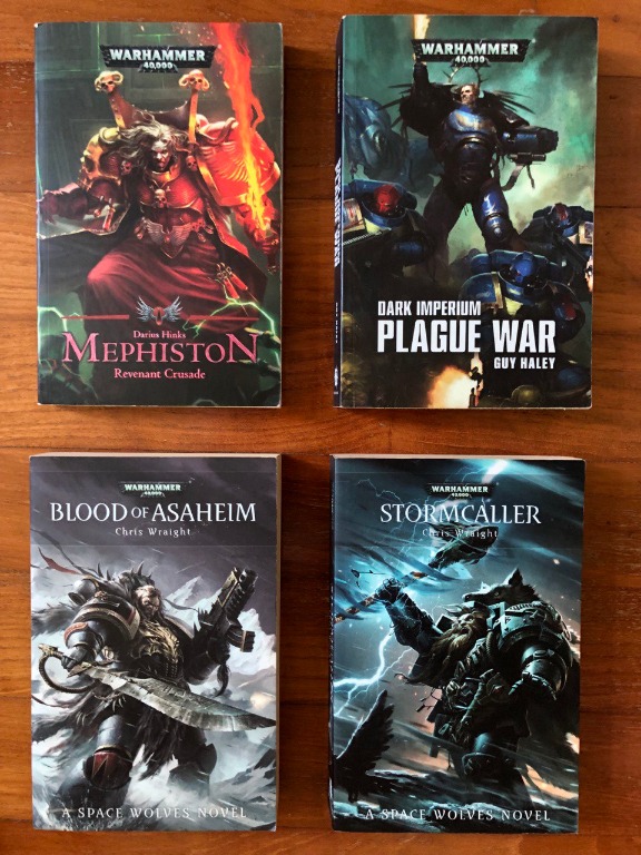 Warhammer 40k Paperback Novels (Blood Angels, Ultramarines, Space ...