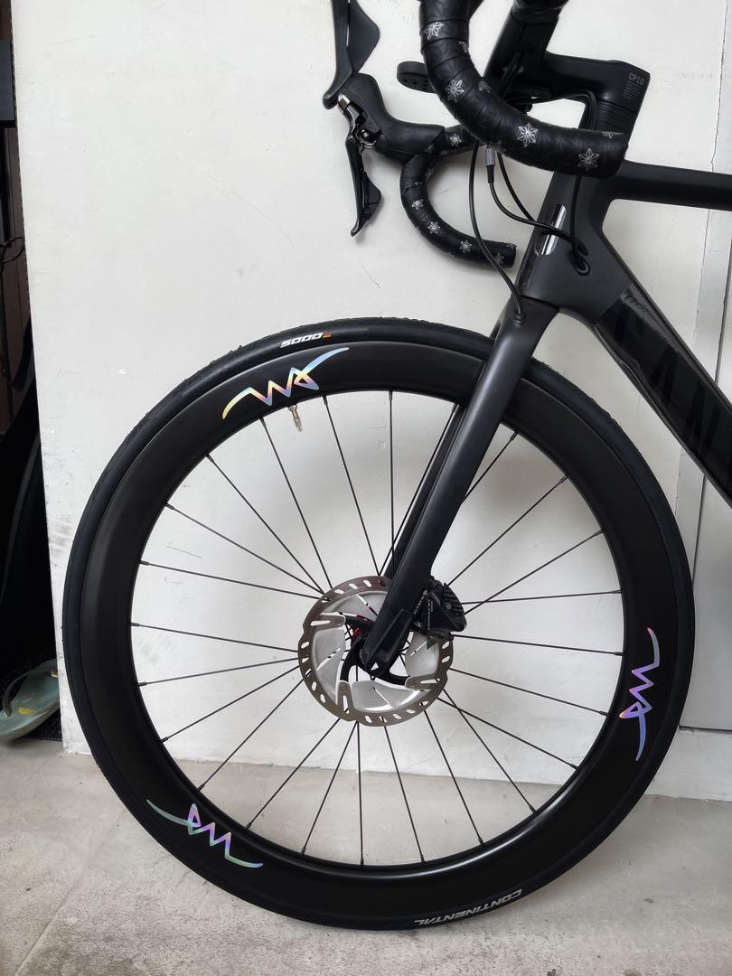 Wheelangel wheelsets with white industries CLD hub, Sports Equipment ...