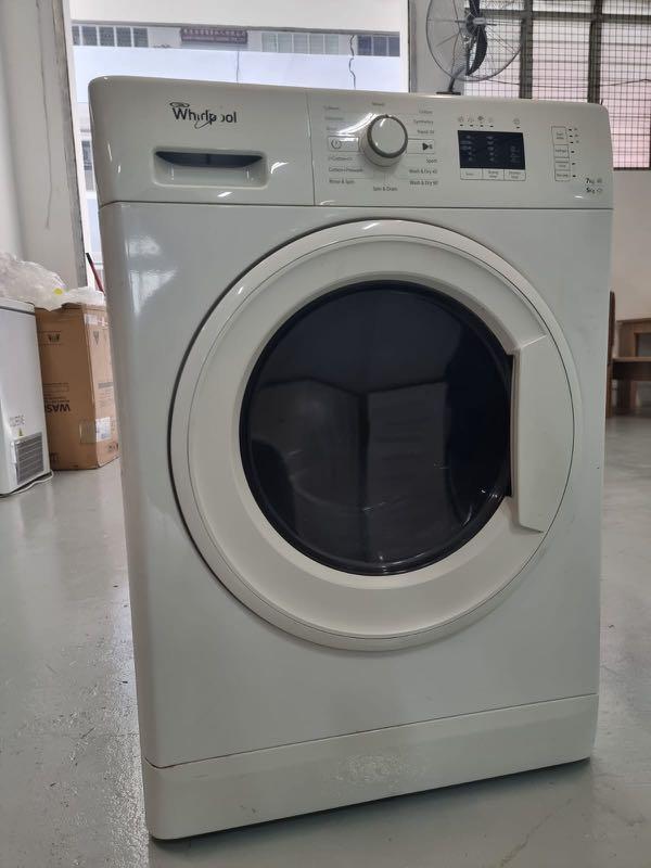 WHIRLPOOL WWDE 7512 7KG WASHER+5KG DRYER 2IN1 $380 Delivery add $50 One ...