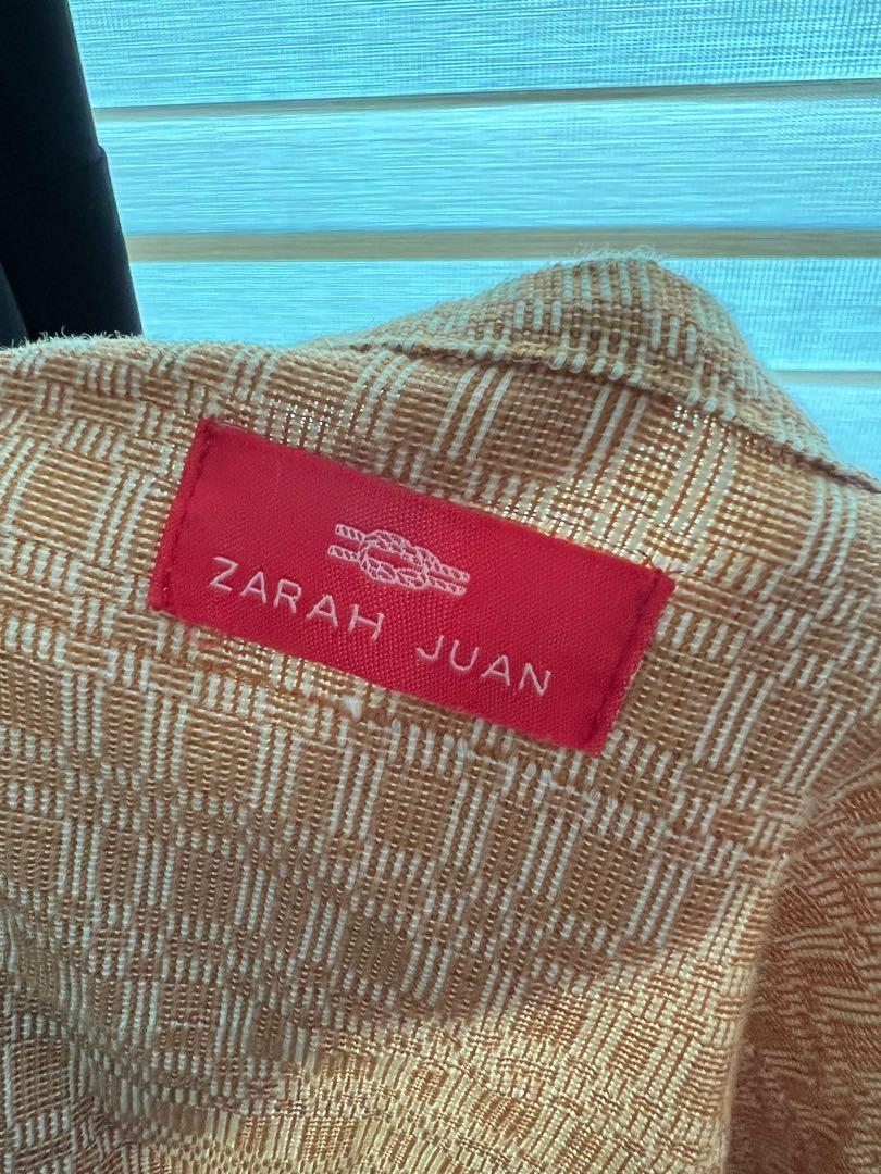 Zarah Juan Bupanda Scarf- Sandstone Brown and Powder Blue, Women's ...