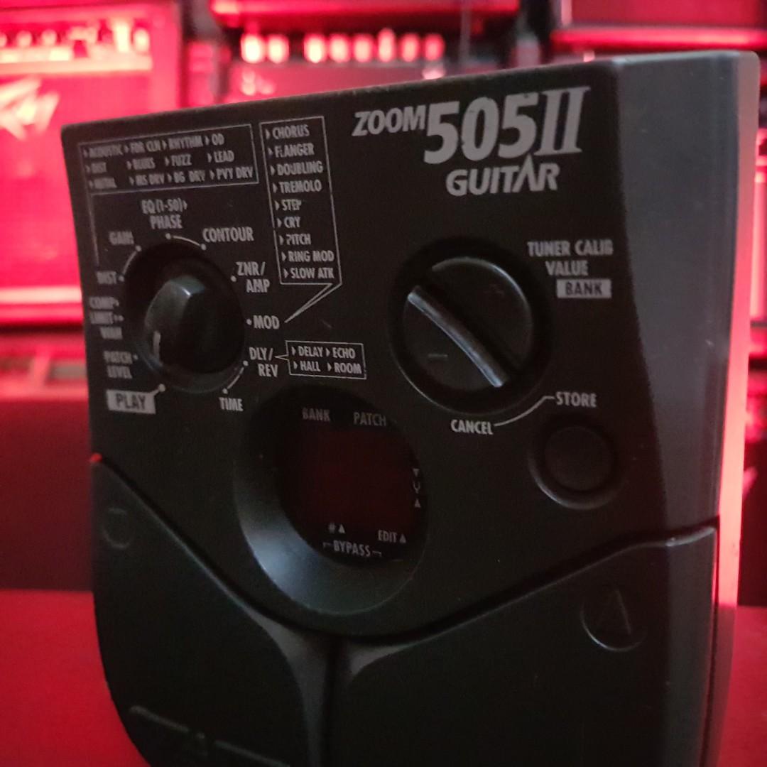 Zoom 505 II Guitar Multi-Effects (Used), Hobbies & Toys, Music & Media ...