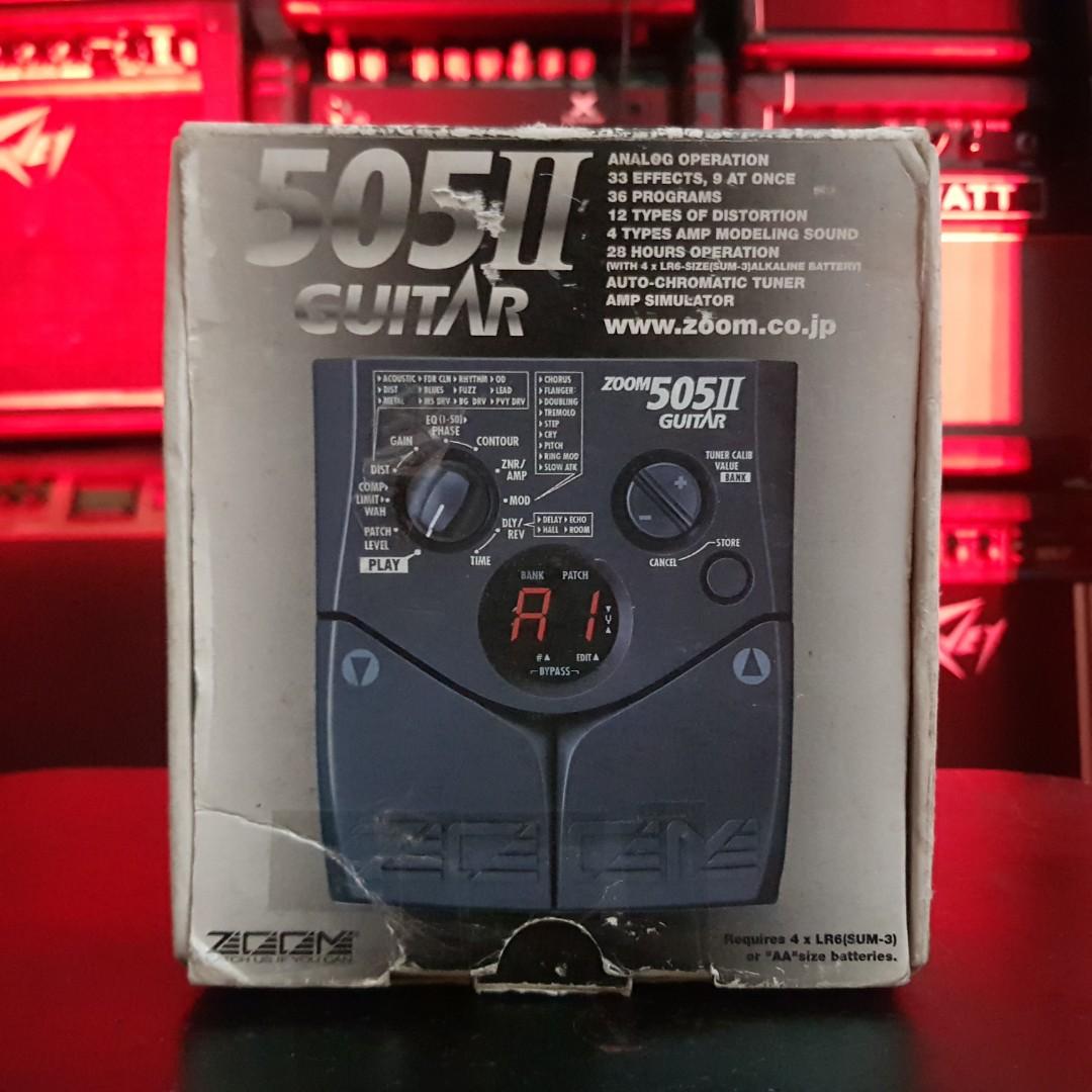 Zoom 505 II Guitar Multi-Effects (Used), Hobbies & Toys, Music & Media ...