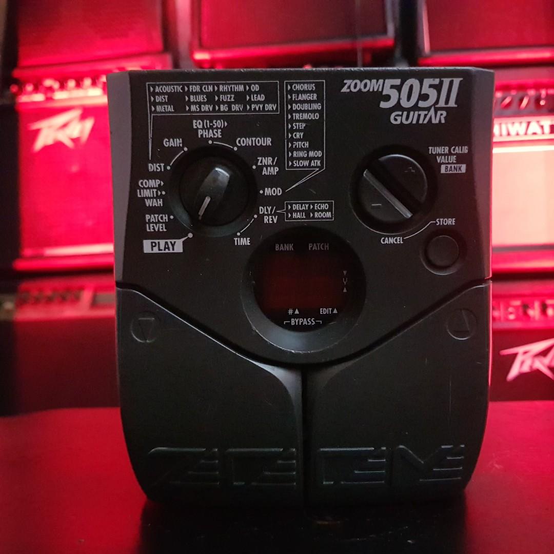 Zoom 505 II Guitar Multi-Effects (Used), Hobbies & Toys, Music & Media ...