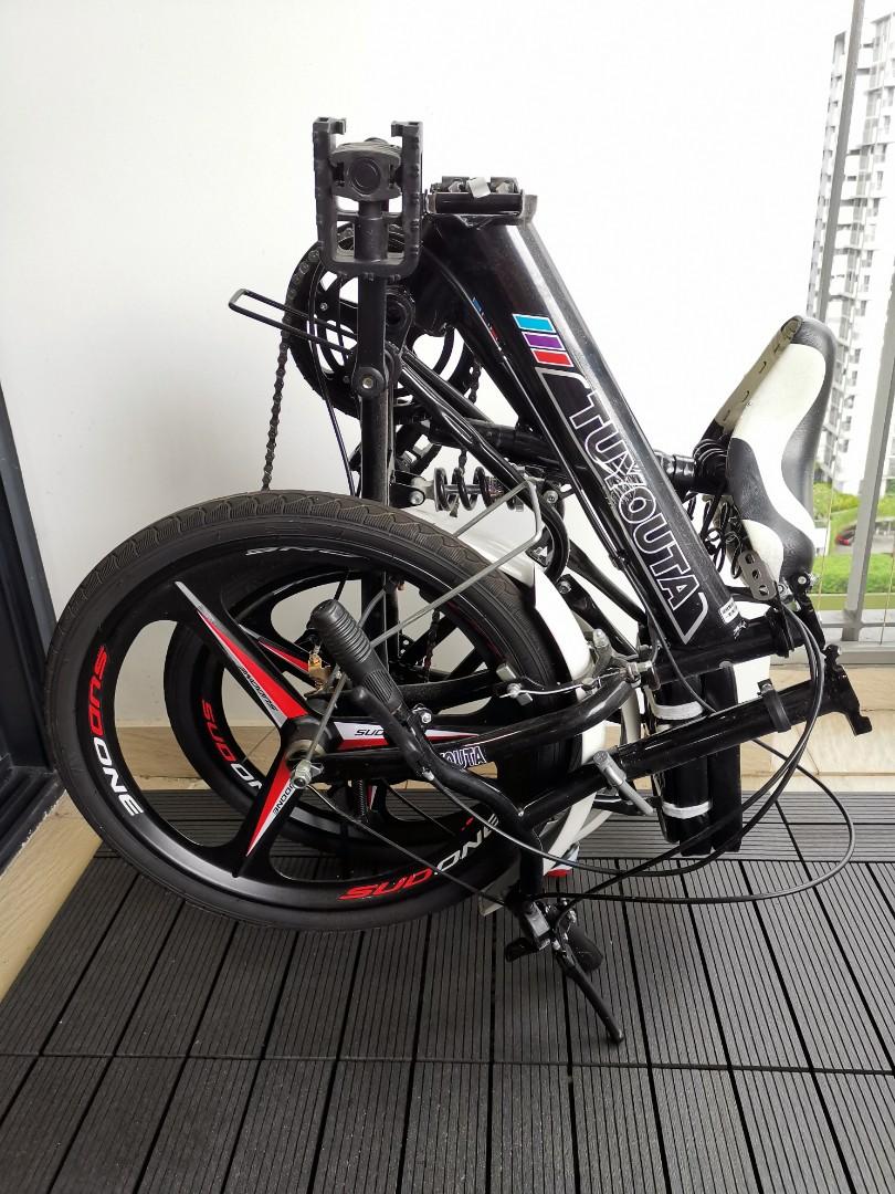 20 inch Folding Bicycle (21-speed with 3-blade rims), Sports Equipment, Bicycles & Parts ...