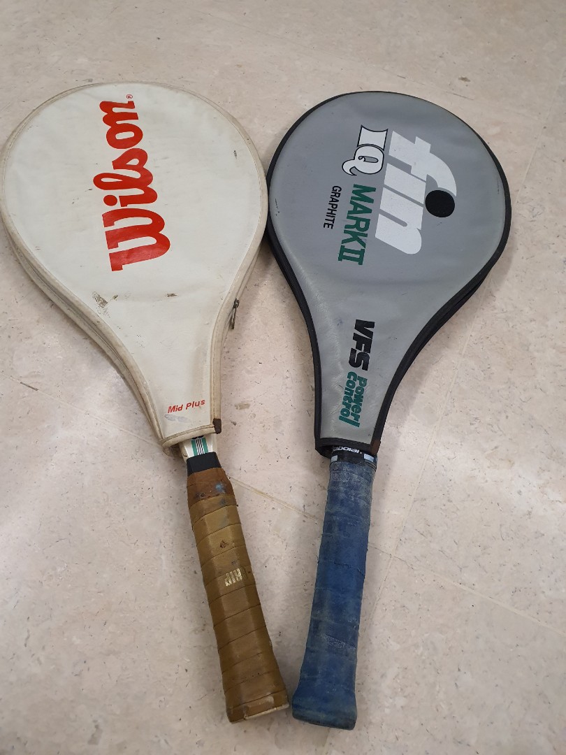 2 used tennis rackets, Sports Equipment, Sports & Games, Racket & Ball ...
