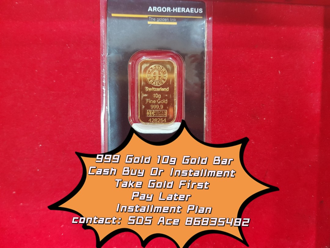 999 Gold 10g Gold Bar Installment on Carousell
