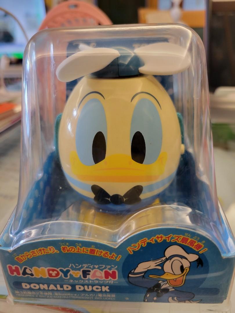 全新 Tomy 唐老鴨 Donald Duck Handy Fan, 興趣及遊戲, 玩具 & 遊戲類 - Carousell