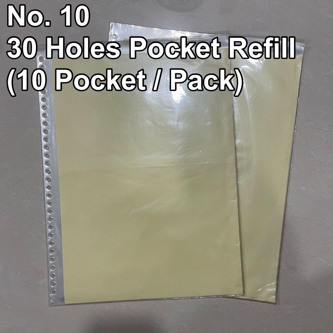 A5 / A4 / A3 Clear Plastic Pocket Document Holder File / Refill ...