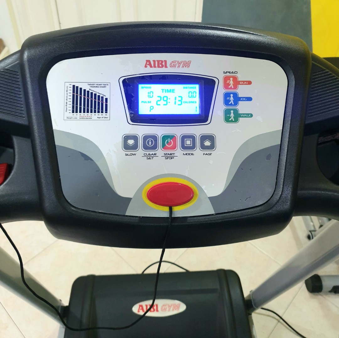 AIBI GYM Motorised Treadmill AB-T100, Sports Equipment, Exercise ...