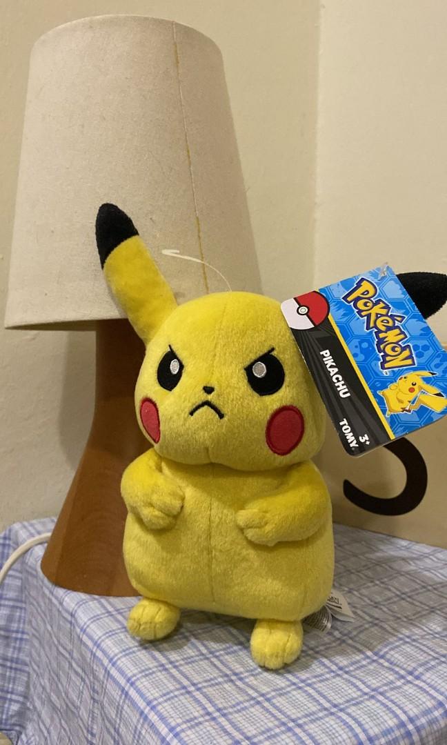 Angry pikachu plush, Hobbies & Toys, Toys & Games on Carousell