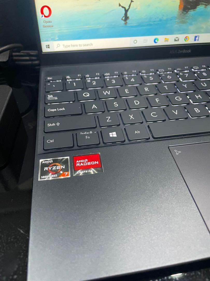Asus Zenbook Ryzen 7 2021 Gen 11th 5700U ( 8 Core ) Laptop Ram8 512GB ...