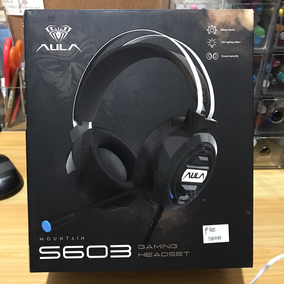 Aula S603 Gaming Headset, Audio, Headphones & Headsets on Carousell