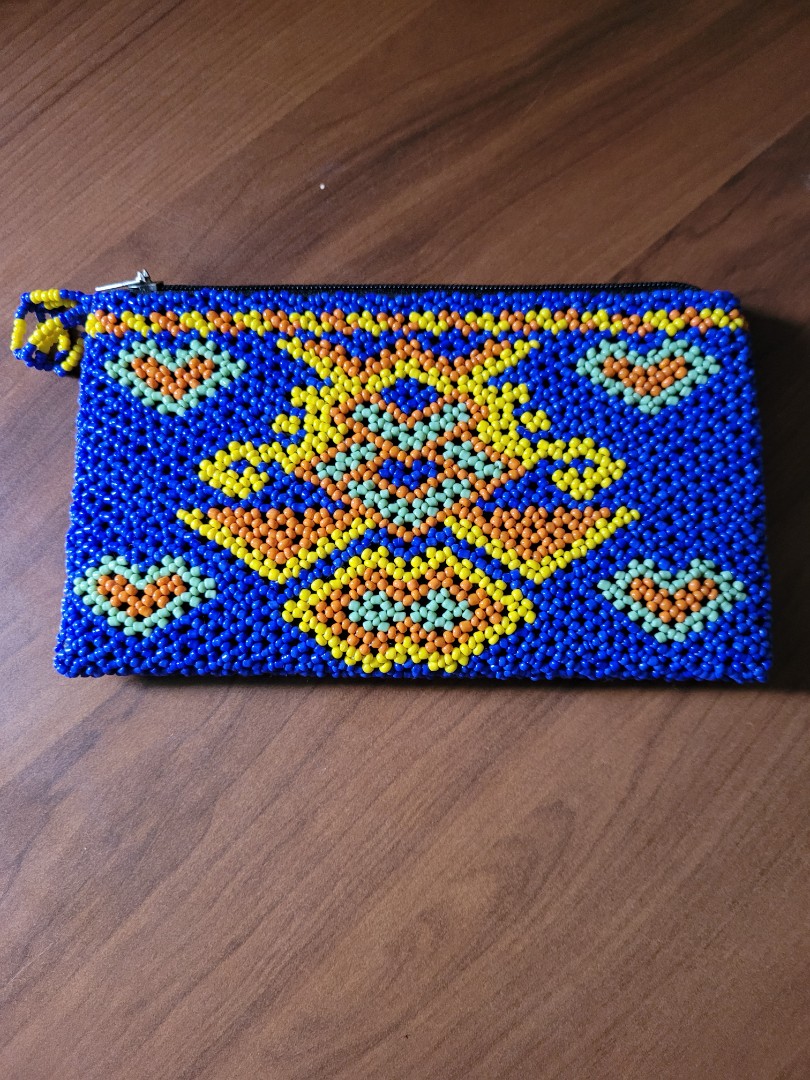 Beaded pouch, Women's Fashion, Bags & Wallets, Purses & Pouches on ...