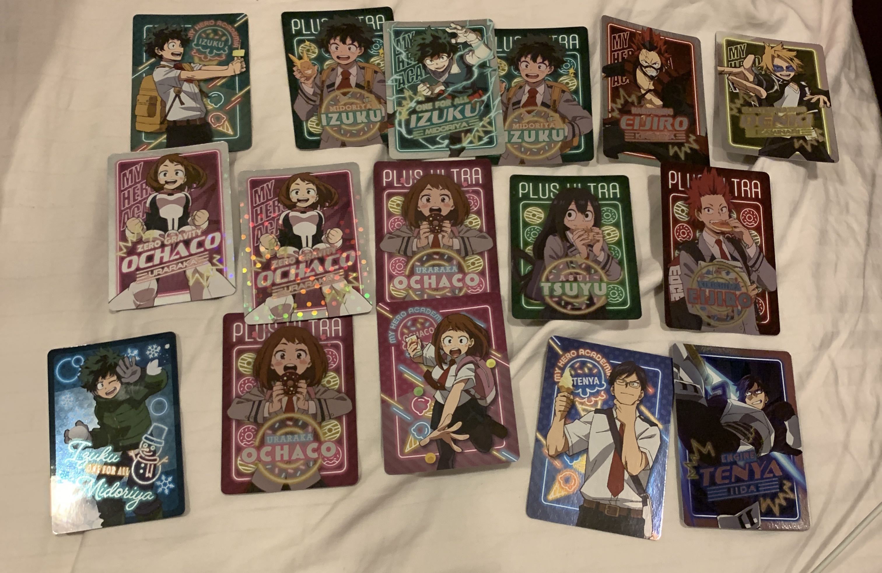 Bnha NEON cards vol 1, Hobbies & Toys, Memorabilia & Collectibles, J ...