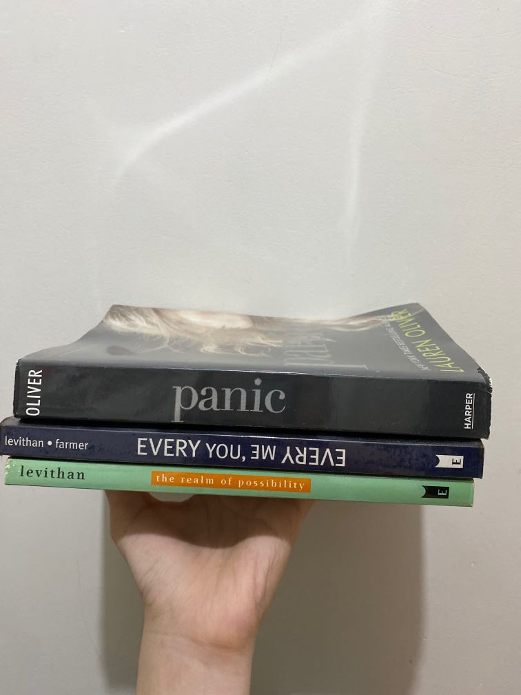 Book Set (Panic, Every You Every Me, The Realm of Possibility), Hobbies ...