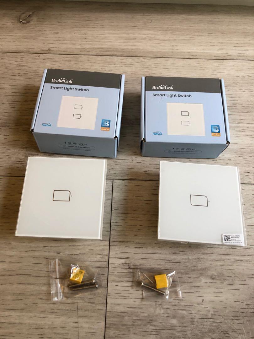 Broadlink TC3 1 Gang Glass panel light switch, Computers & Tech, Parts ...
