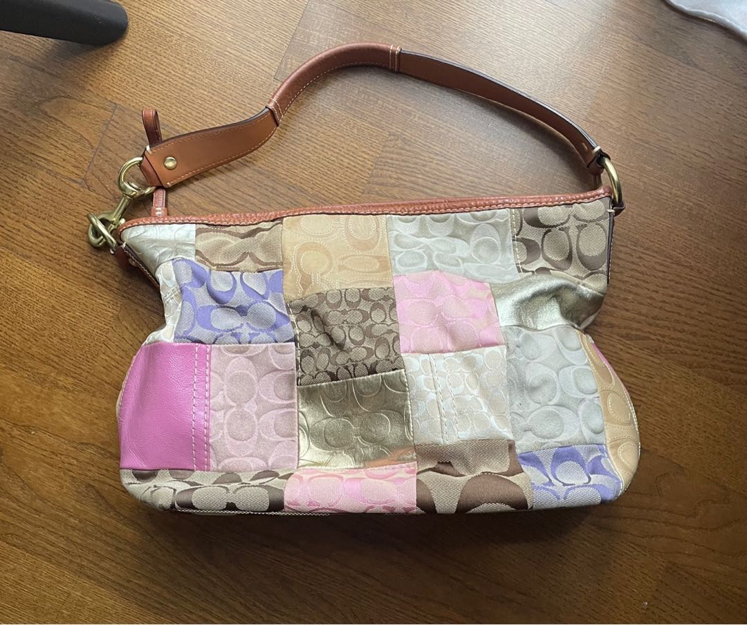 COACH Vintage Patchwork Bag, Women's Fashion, Bags & Wallets, Shoulder ...