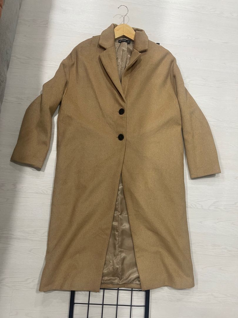 Coat Panjang korean Jaket panjang Stravirdarius, Fesyen Wanita, Pakaian ...