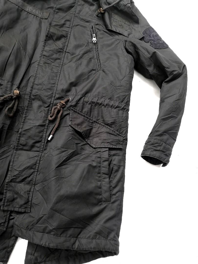 CODES COMBINE fit M Heavy Parka Hooded Jacket Military Second Mulus no ...