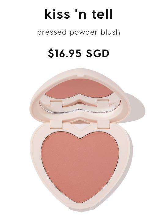 Colourpop Heart Blush Pressed Powder Blush, Beauty & Personal Care ...