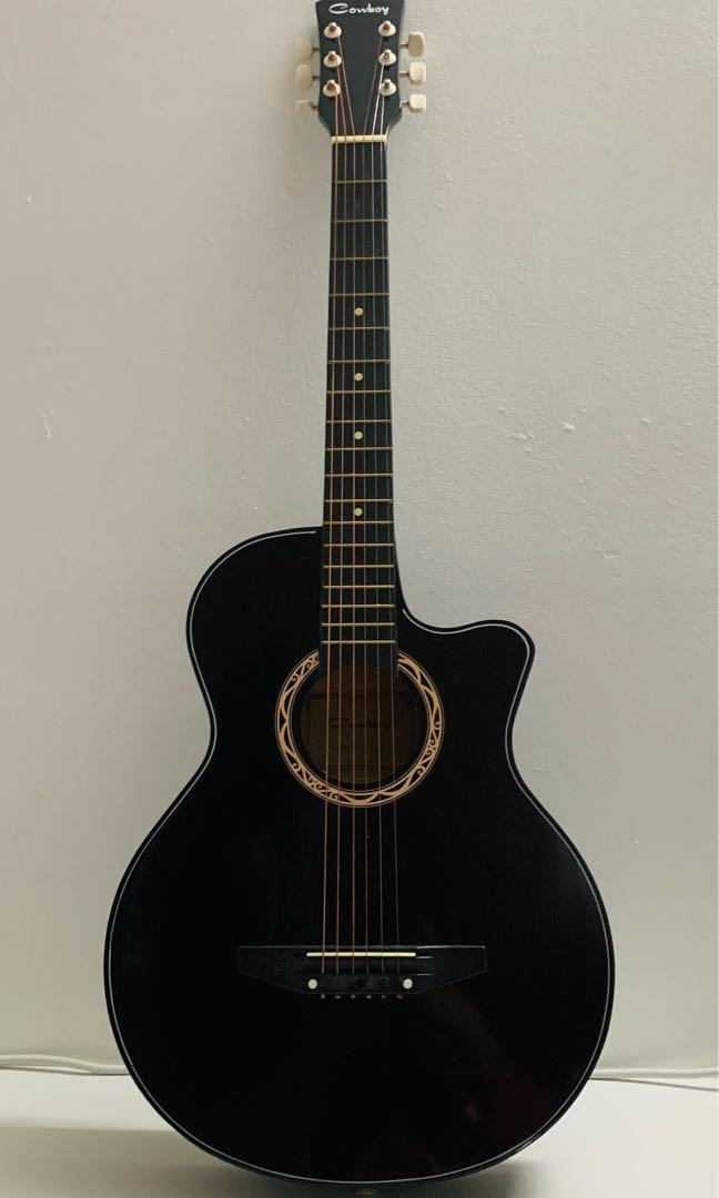 Cowboy 3810 Acoustic Guitar, Hobbies & Toys, Music & Media, Musical ...