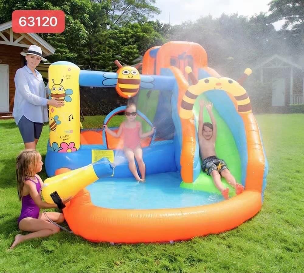 Cute Bee Inflatable Slide Outdoor Activity, Hobbies & Toys, Toys ...