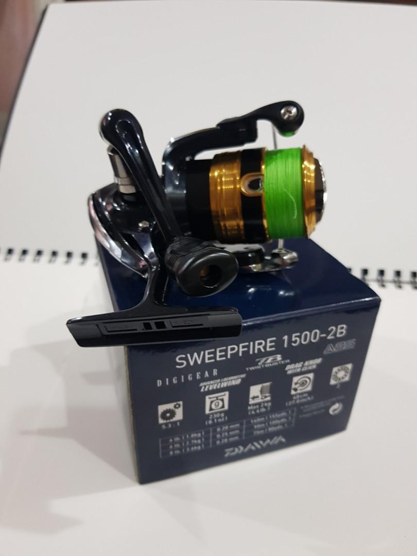 Daiwa Sweepfire 1500-2B, Sports Equipment, Fishing on Carousell