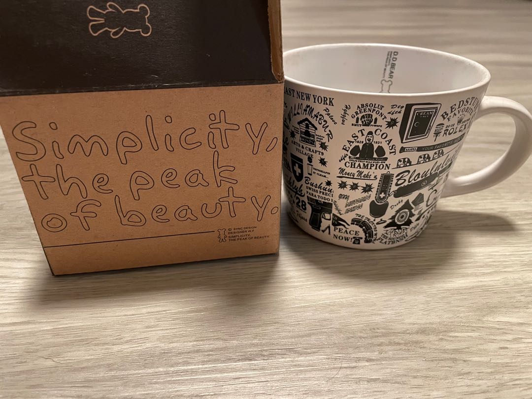 DD Bear Mug, Furniture & Home Living, Kitchenware & Tableware, Coffee ...