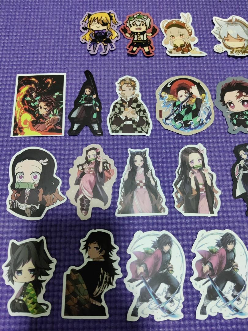 Demon Slayer KNY / Genshin Impact stickers, Hobbies & Toys, Stationery ...