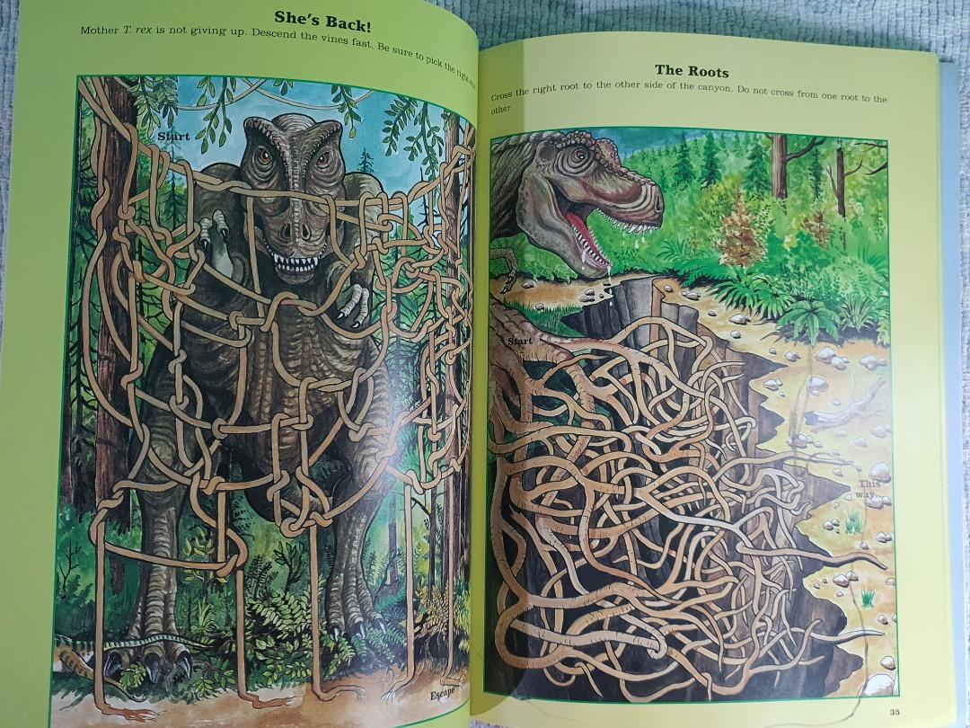 Dinosaur Escape Mazes: An A-maze-ing Colorful Adventure!, Hobbies ...