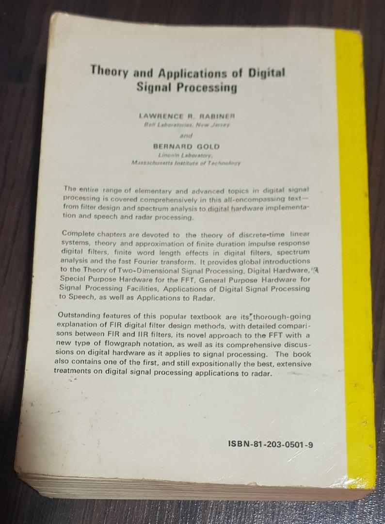 DSP book, Hobbies & Toys, Books & Magazines, Textbooks on Carousell