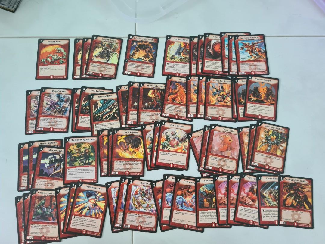 Duel Masters Fire Spares Set, Hobbies & Toys, Toys & Games on Carousell