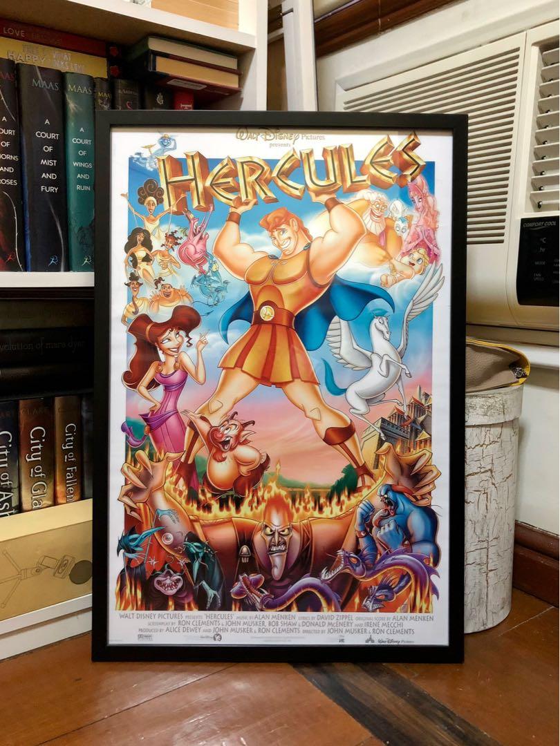 Framed Hercules Movie Poster, Hobbies & Toys, Memorabilia ...