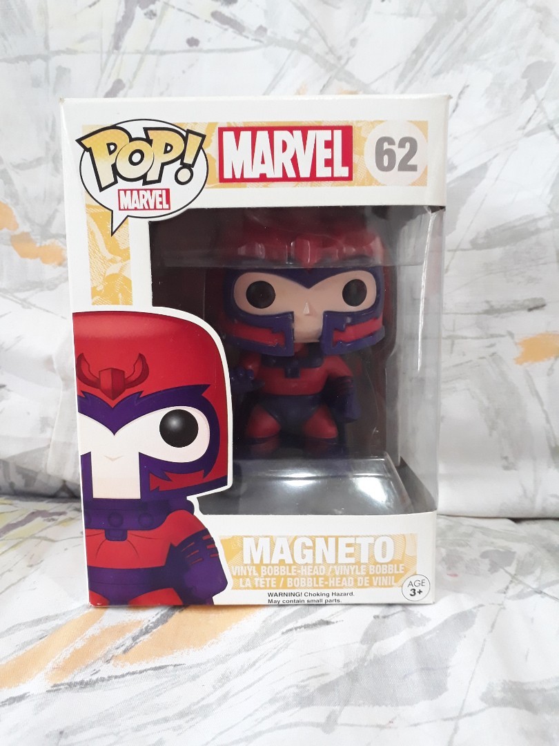 Funko Pop! Marvel Magneto #62, Hobbies & Toys, Toys & Games on Carousell
