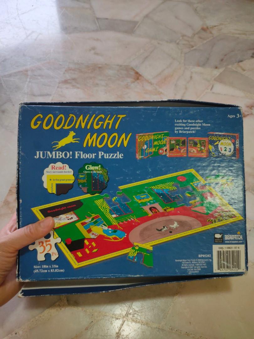 Goodnight Moon Jumbo Floor Puzzle 35 pieces for Age 3+, Hobbies & Toys ...