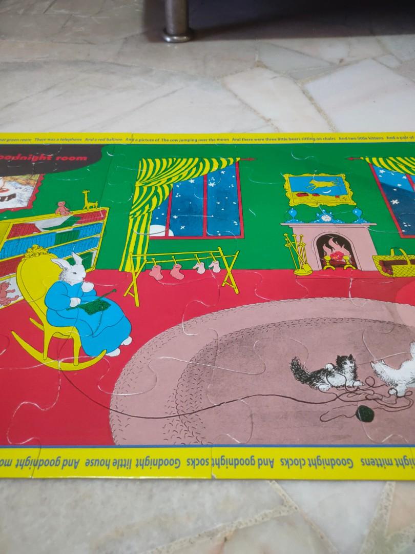 Goodnight Moon Jumbo Floor Puzzle 35 pieces for Age 3+, Hobbies & Toys ...