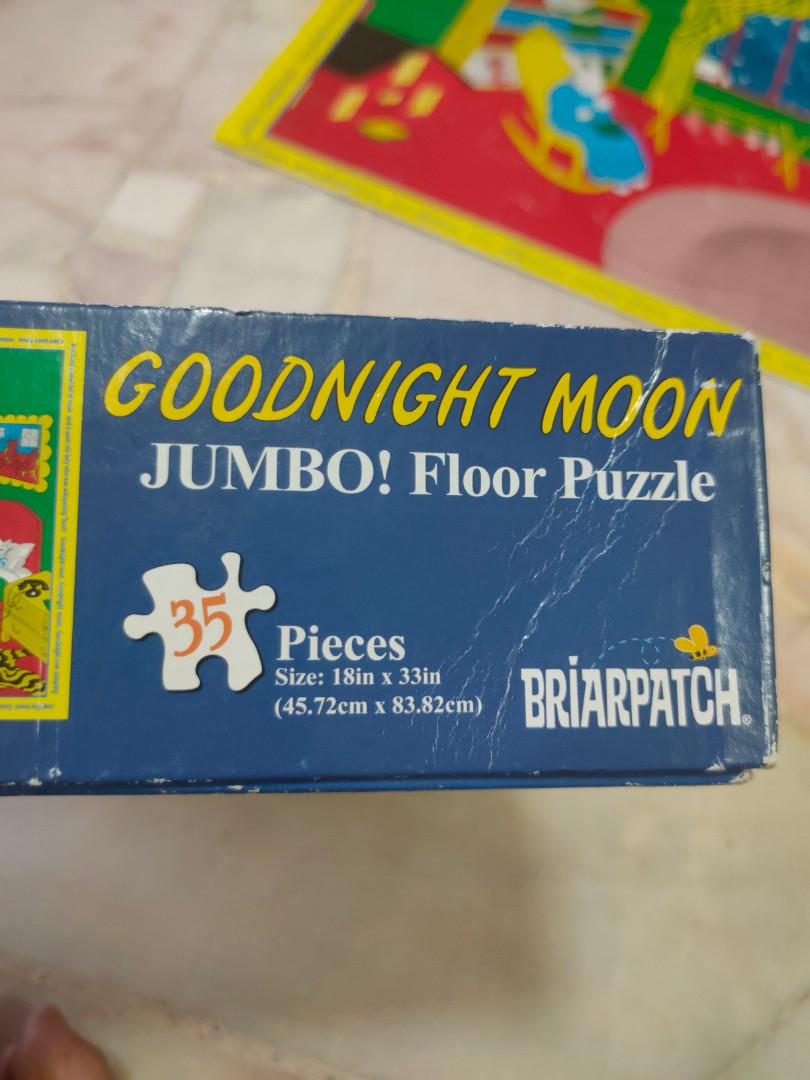 Goodnight Moon Jumbo Floor Puzzle 35 pieces for Age 3+, Hobbies & Toys ...