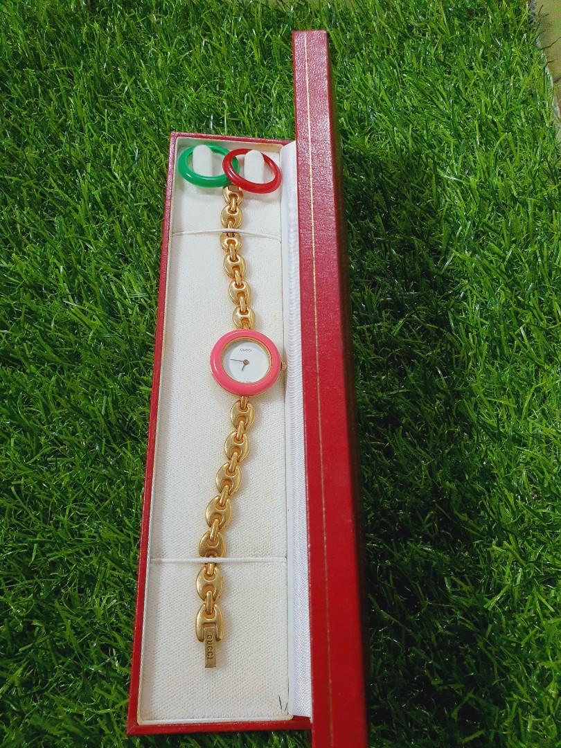 Gucci "Rice" Bezel, Women's Fashion, Watches & Accessories, Watches on ...