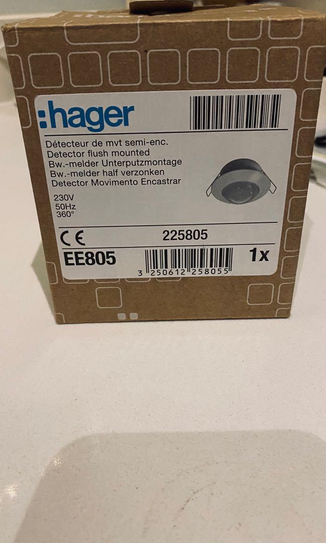 Hager motion movement detector, Furniture & Home Living, Lighting ...