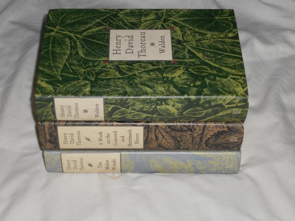 Henry David Thoreau Box Set (Hardbound; 3 Books), Hobbies & Toys, Books ...