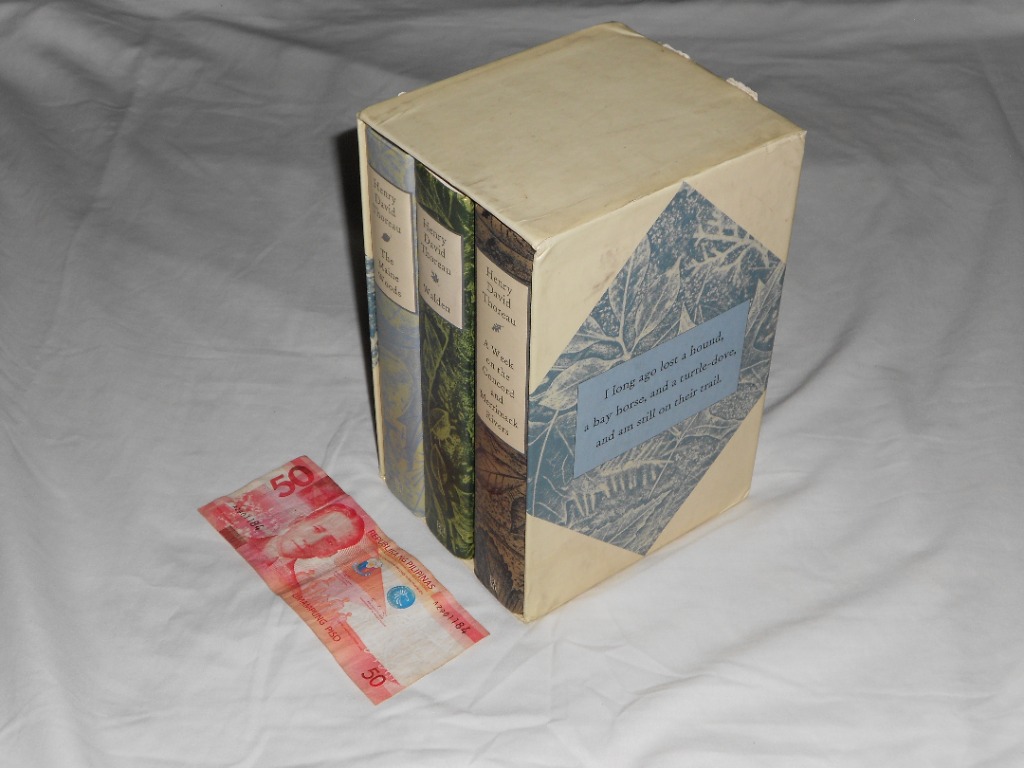 Henry David Thoreau Box Set (Hardbound; 3 Books), Hobbies & Toys, Books ...
