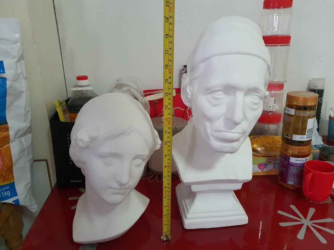 Hooded man plaster statue teaching aids, Hobbies & Toys, Stationery ...