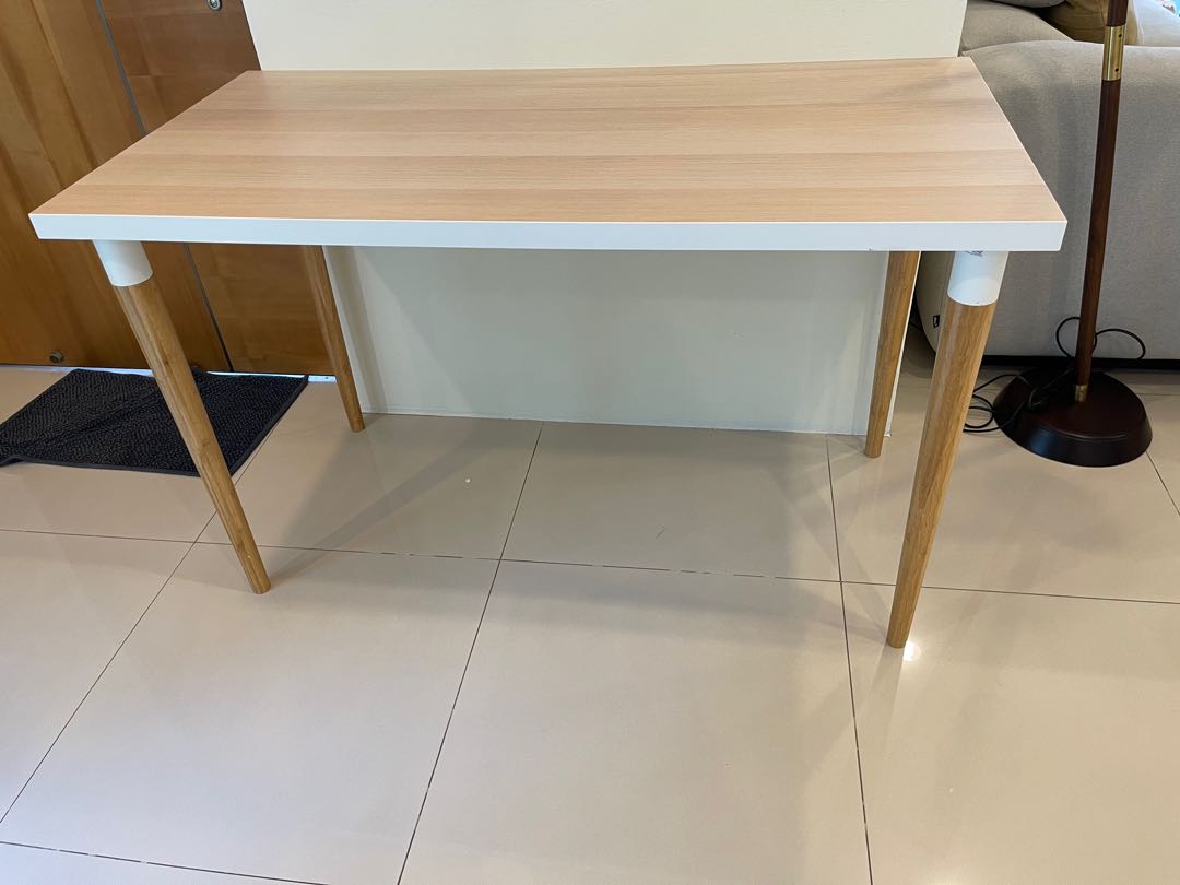 IKEA table 120x60cm Linnmon Hilver in great condition study desk ...