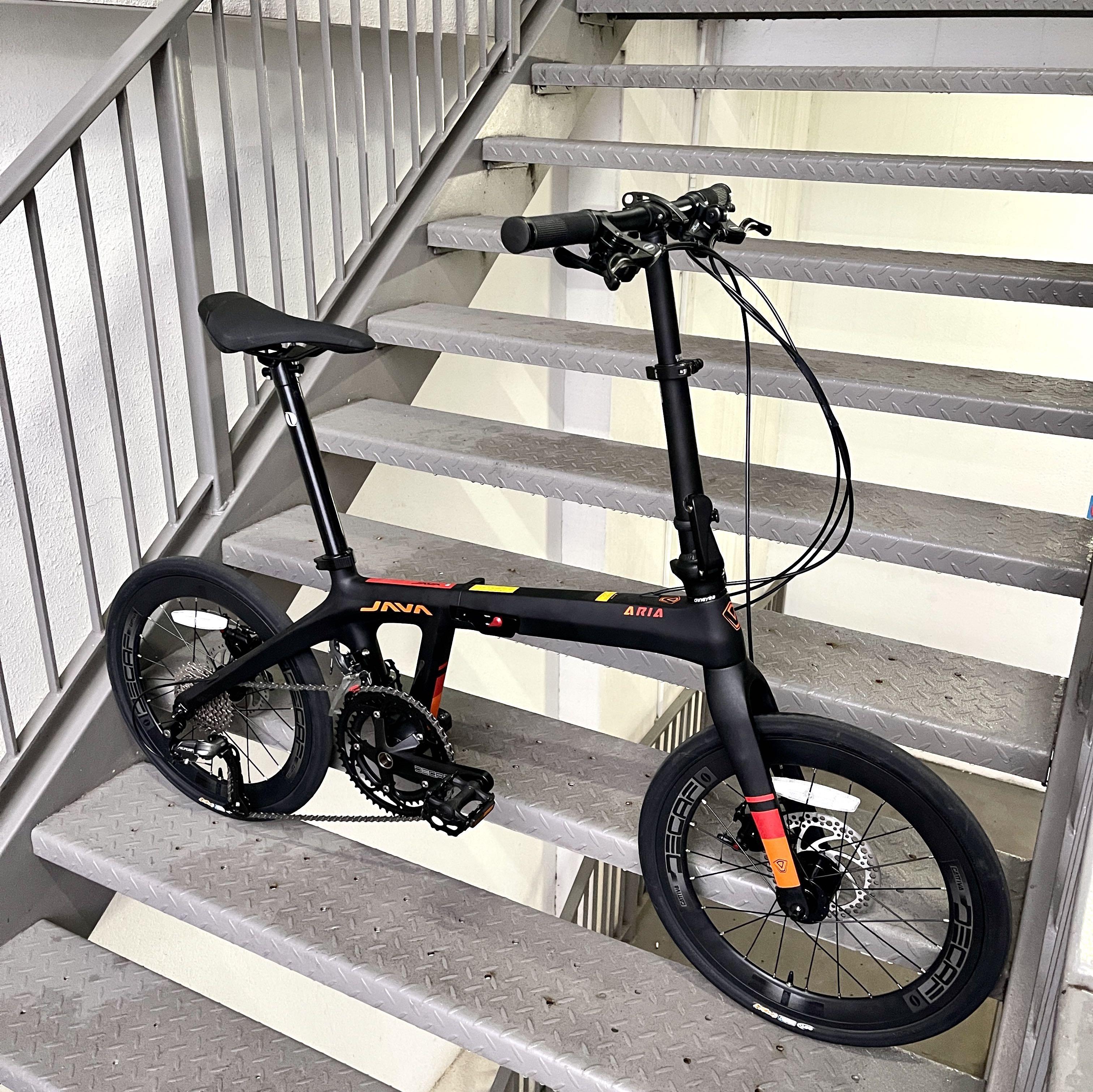 Java aira carbon fiber folding bike / foldable bike - frameset ($1020 ...