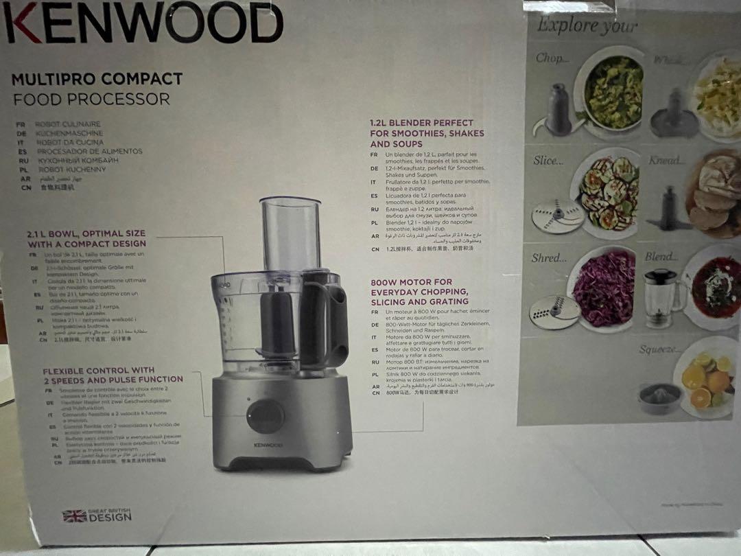 Kenwood Multi-Pro Food Processor 2.1 L, TV & Home Appliances, Kitchen ...
