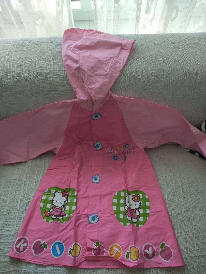 Kids Hello Kitty Raincoat, Babies & Kids, Babies & Kids Fashion on ...