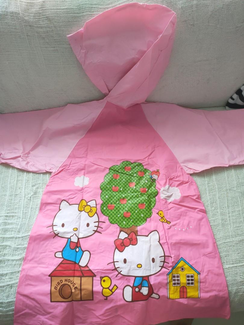 Kids Hello Kitty Raincoat, Babies & Kids, Babies & Kids Fashion on ...